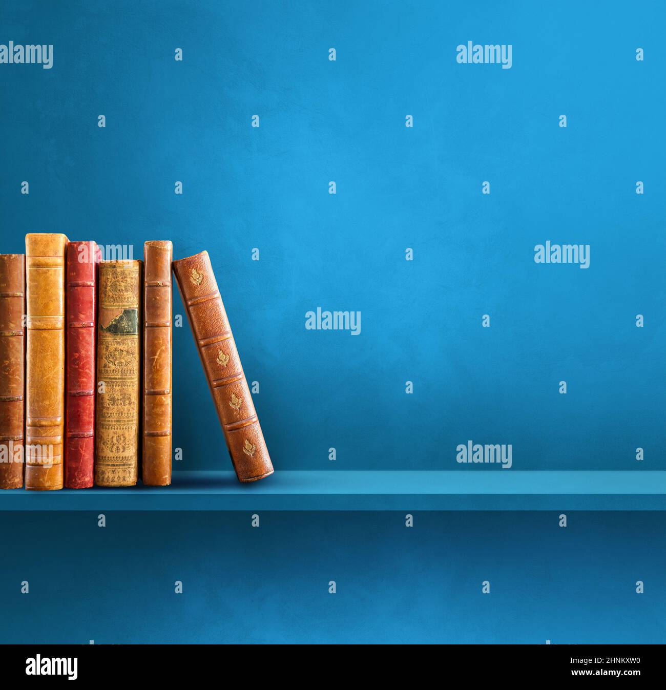 Old book cover blue hi-res stock photography and images - Alamy