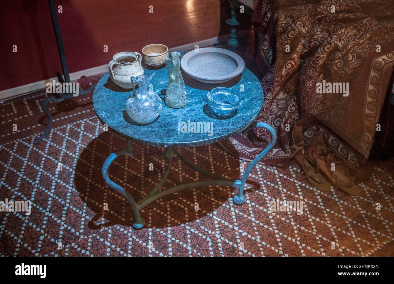 Roman glass vessels hi-res stock photography and images - Alamy