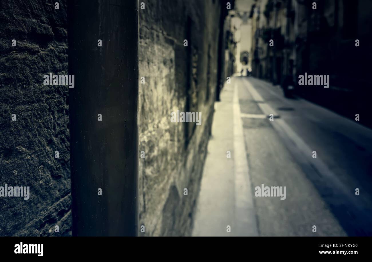 Perspective view old street hi-res stock photography and images - Alamy