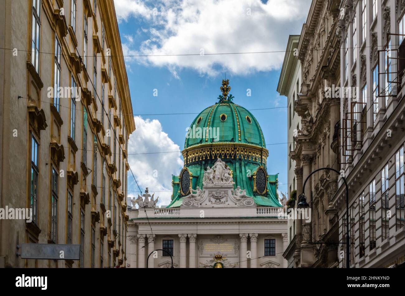 Urban landscape, classical architecture in Vienna, Austria Stock Photo ...