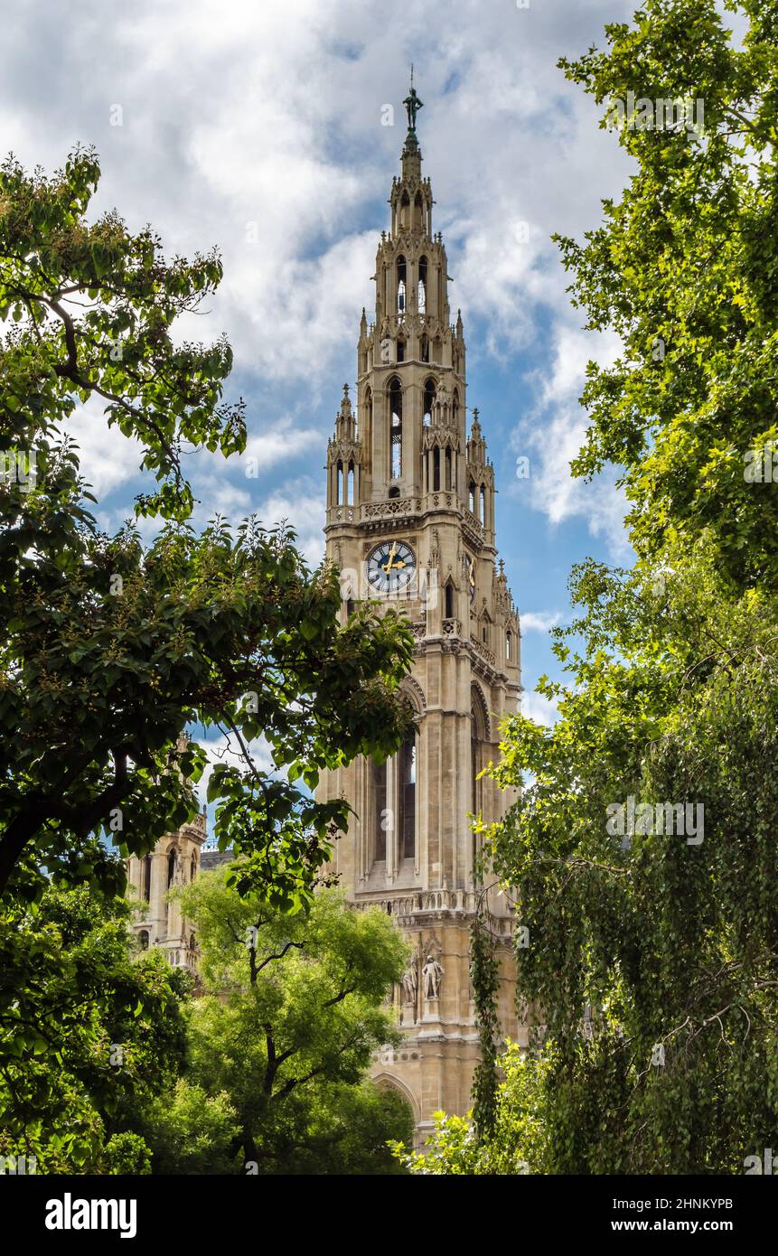 Urban landscape, classical architecture in Vienna, Austria Stock Photo ...