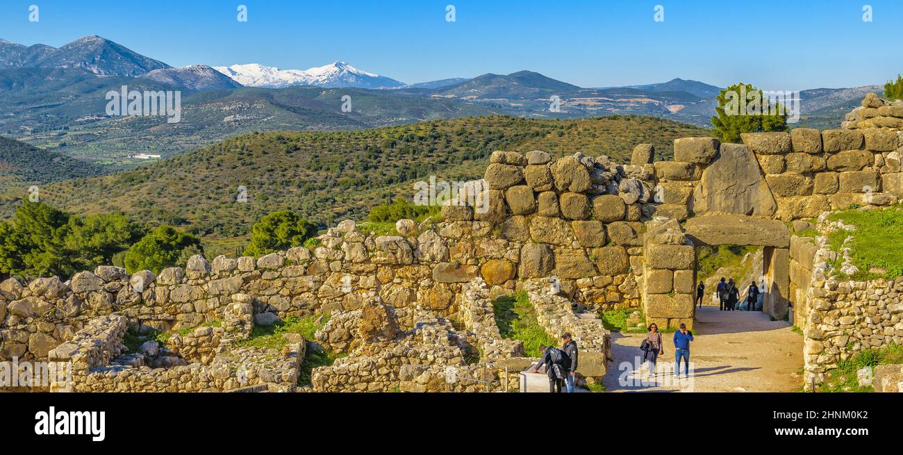 Mycenaean city architecture hi-res stock photography and images - Alamy