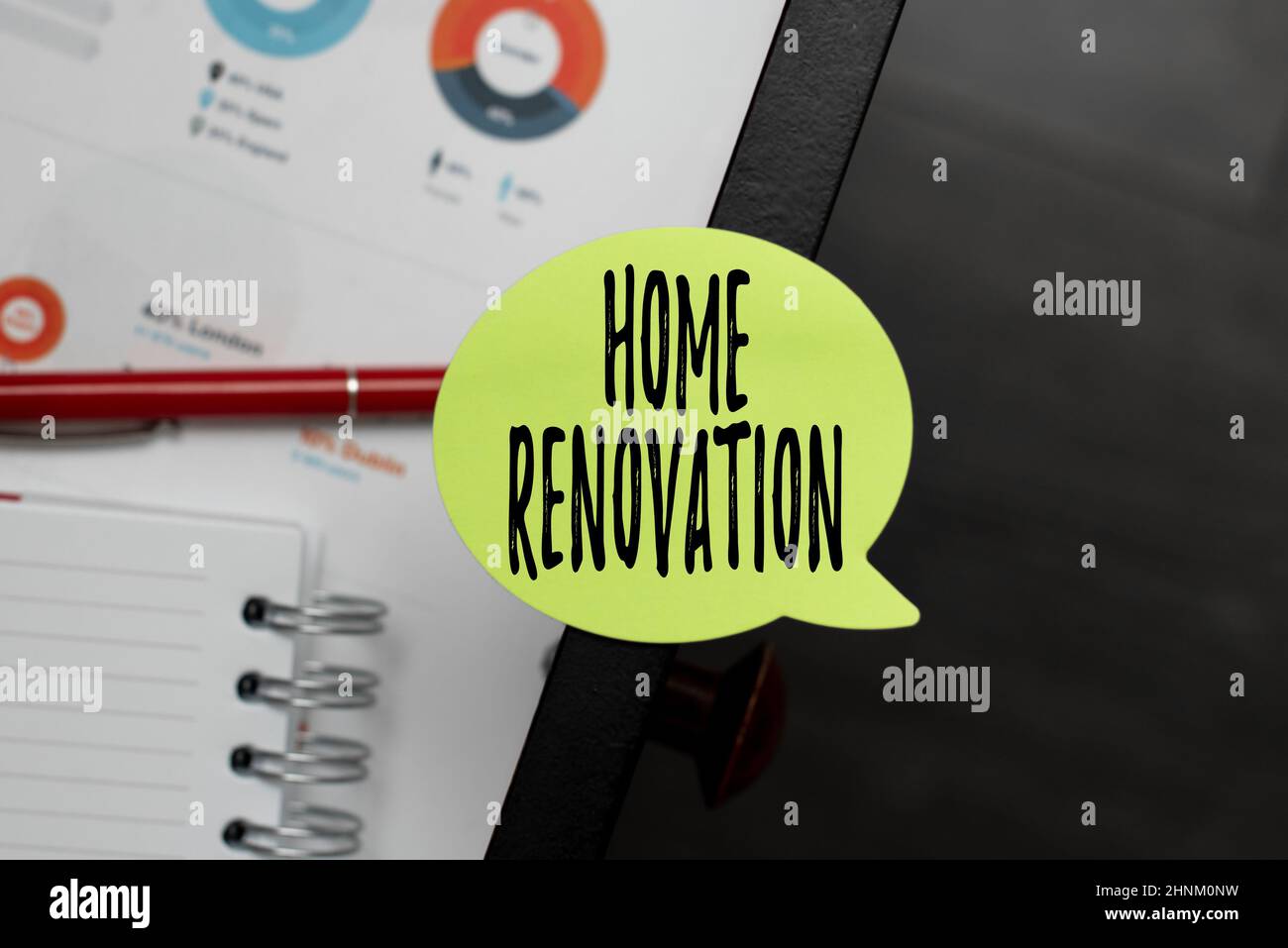 Text sign showing Home Renovation, Business concept process of ...