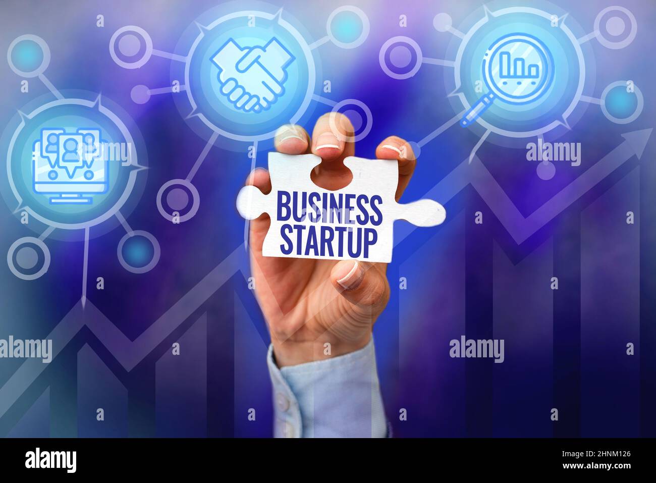 Hand writing sign Business Startup, Word Written on Putting up new ...