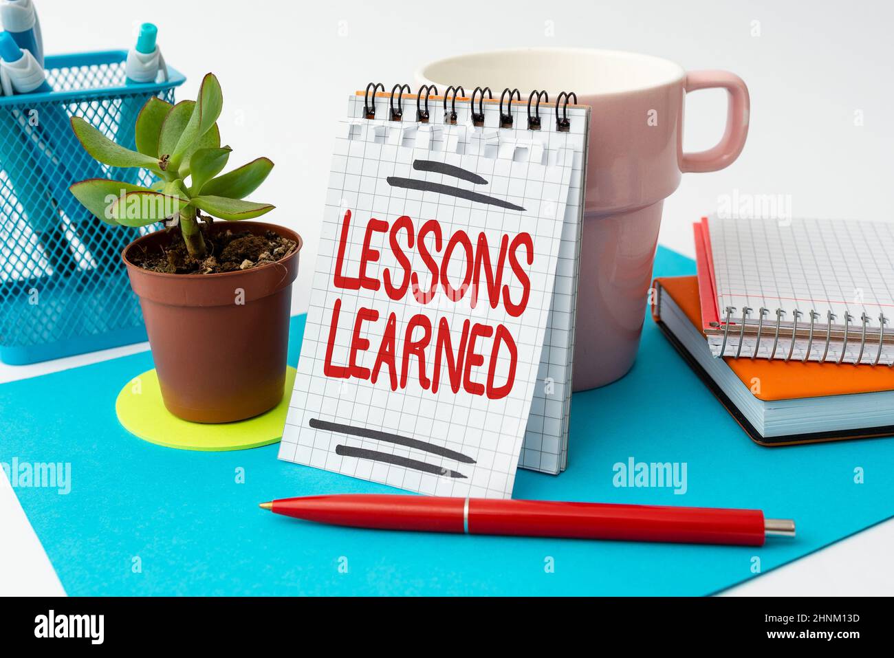 Text showing inspiration Lessons Learned, Concept meaning Promote share and use knowledge ...