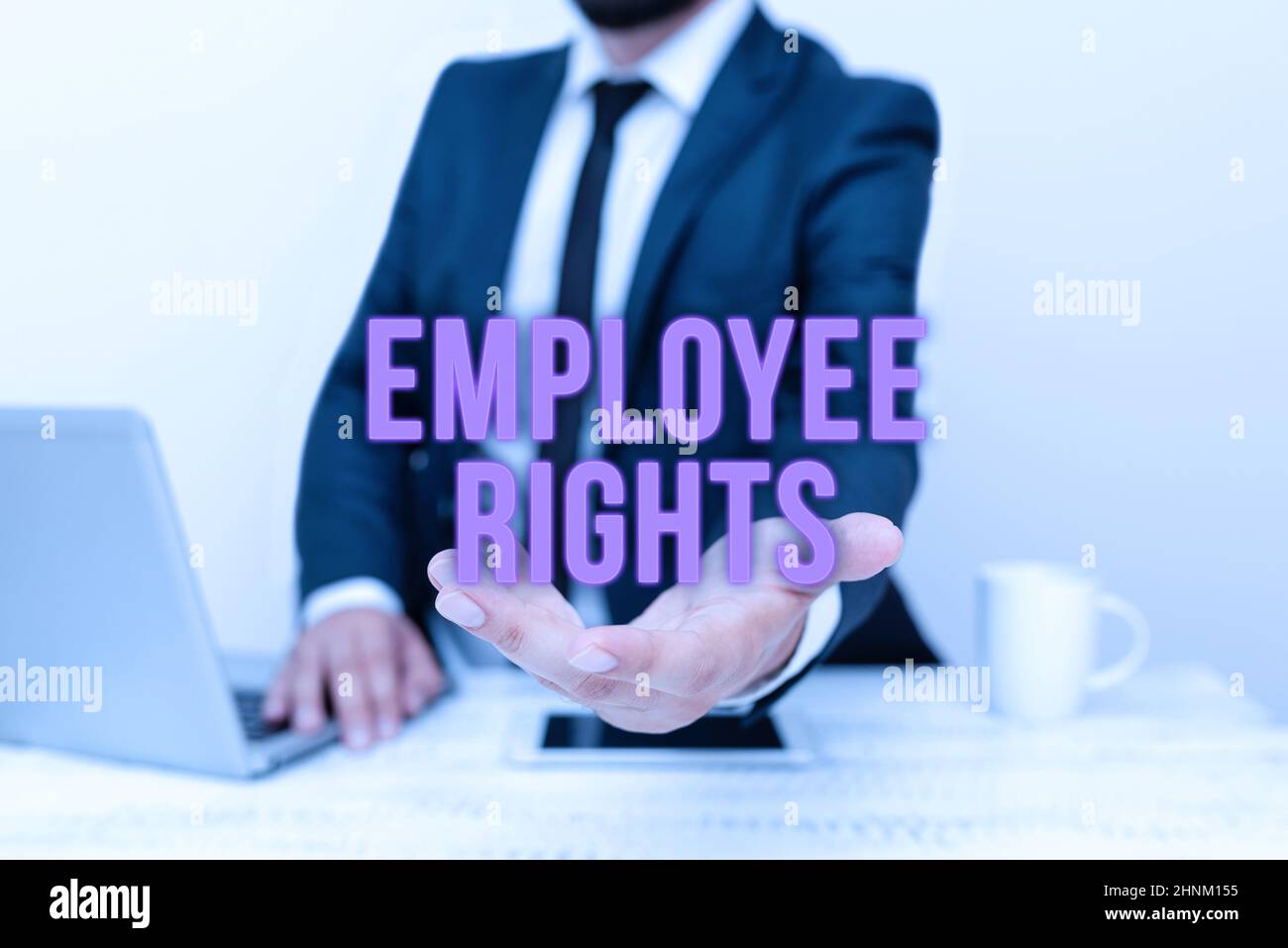 Sign displaying Employee Rights, Business concept All employees have ...