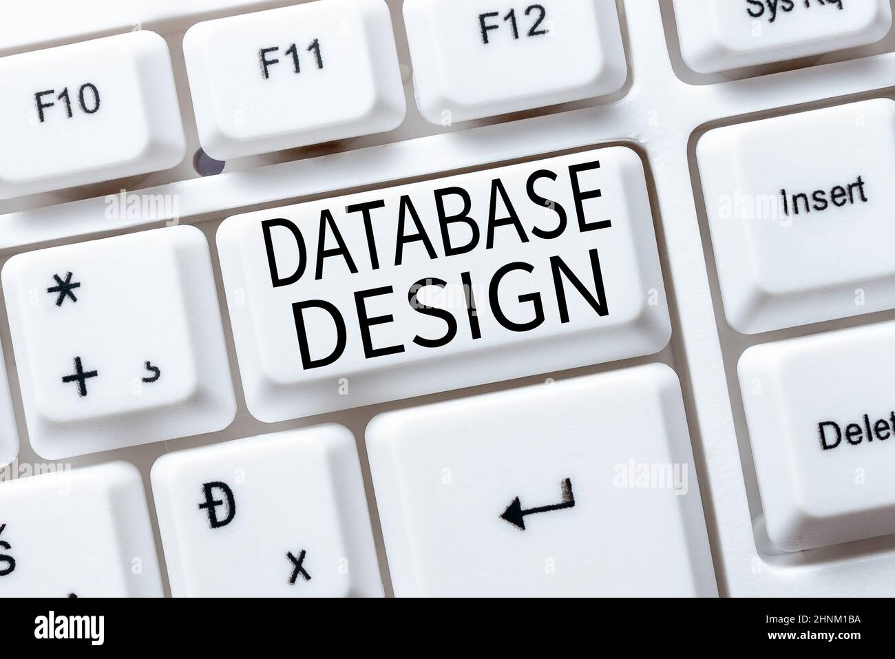 Text Caption Presenting Database Design Business Approach Organisation Of Data According To A