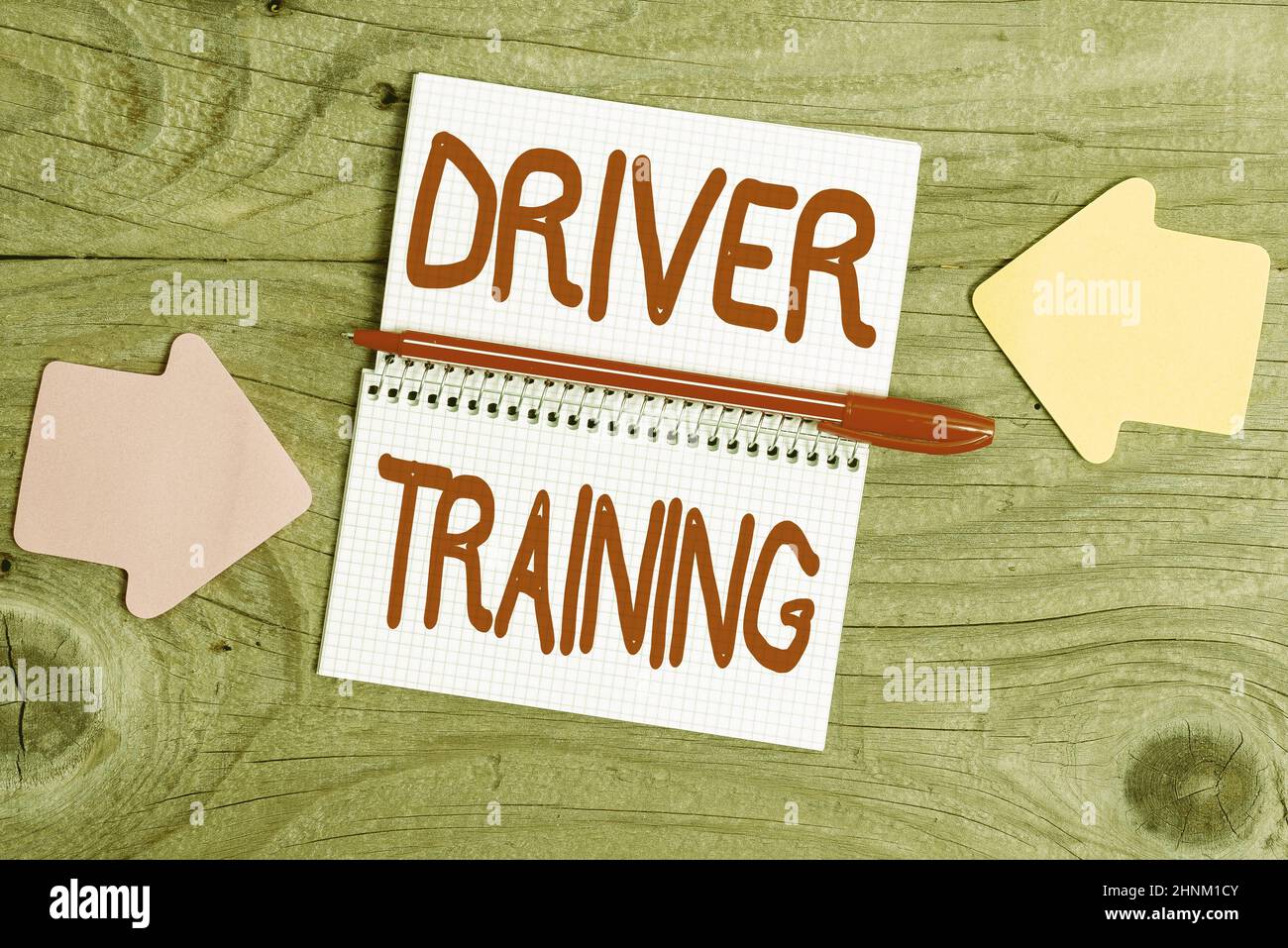 Handwriting text Driver Training, Conceptual photo prepares a new ...