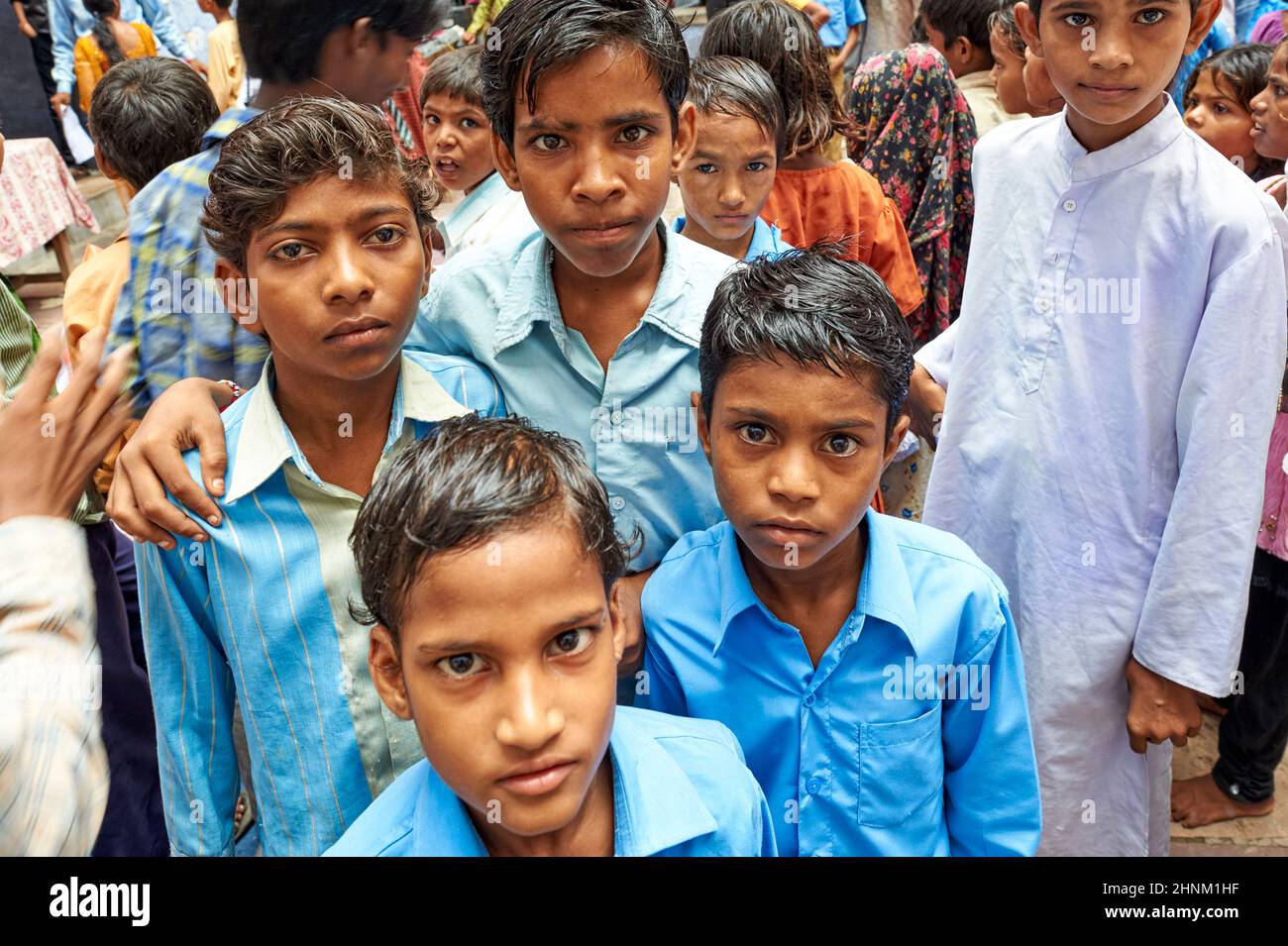 India Rajasthan Bundi. Children in a school Stock Photo - Alamy
