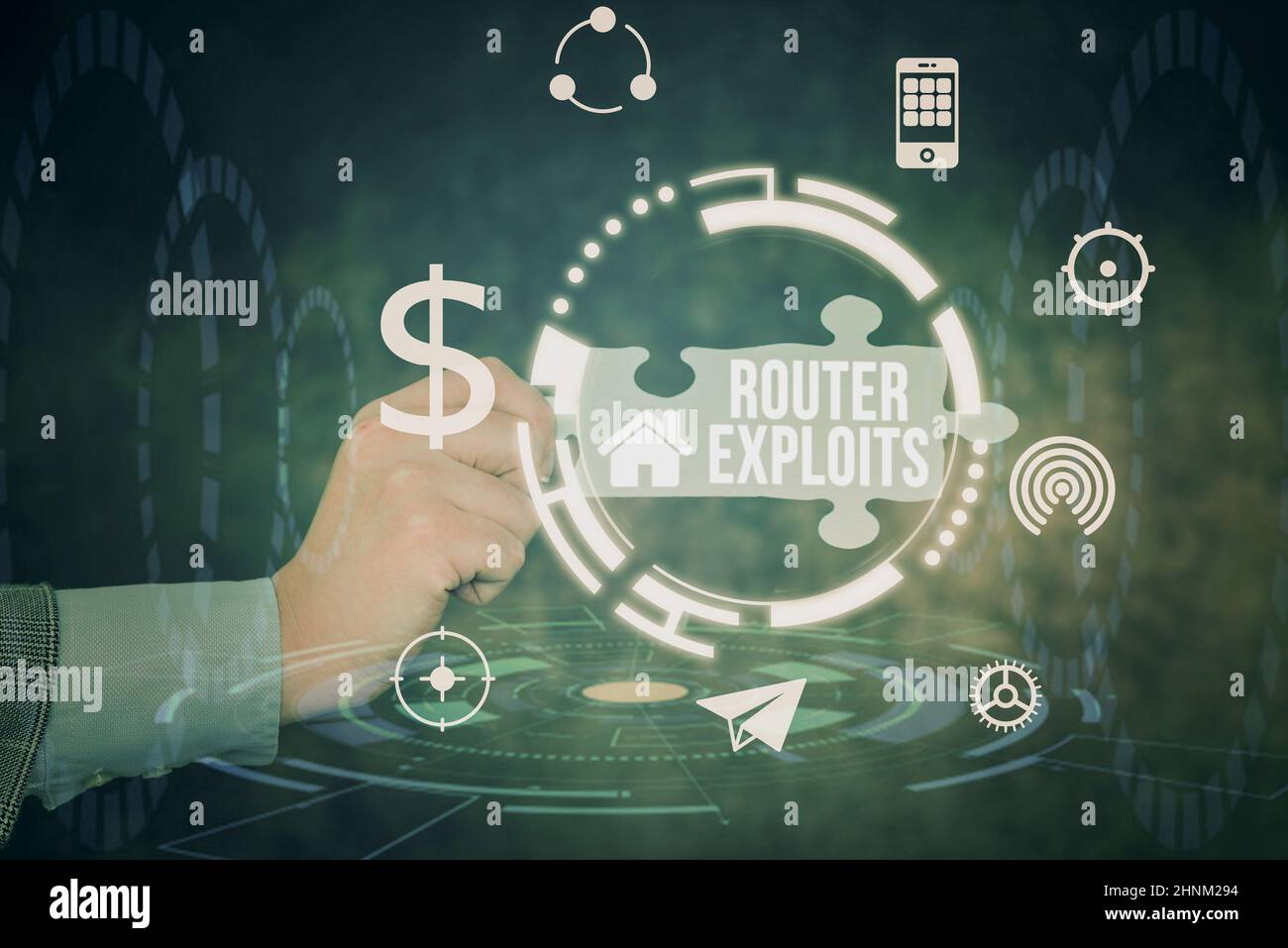 Hand writing sign Router Exploits, Conceptual photo takes advantage of ...