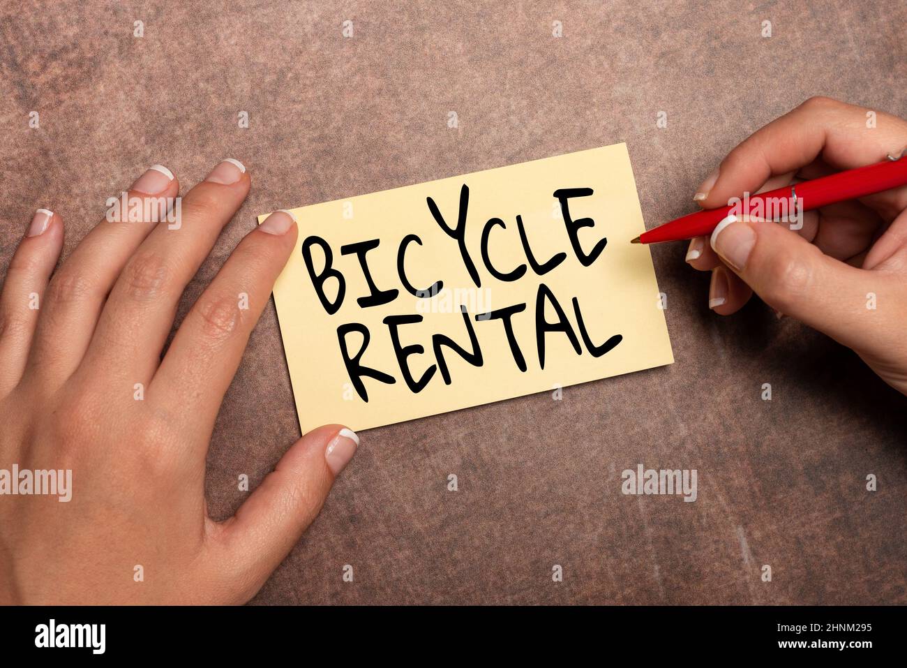 Writing displaying text Bicycle Rental, Business approach a business ...
