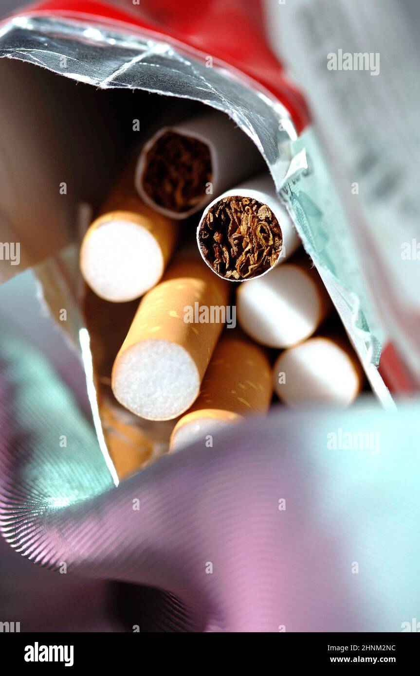 Cigarettes types hi-res stock photography and images - Alamy
