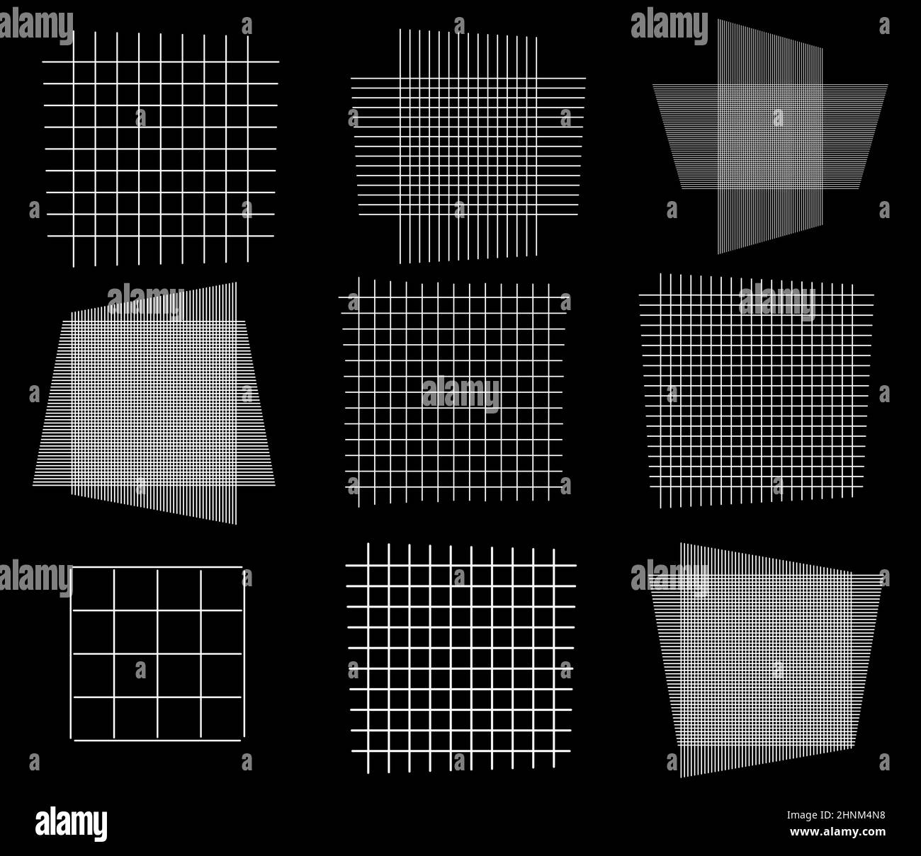 Irregular Random Intersecting Lines Abstract Grid Mesh Grate And