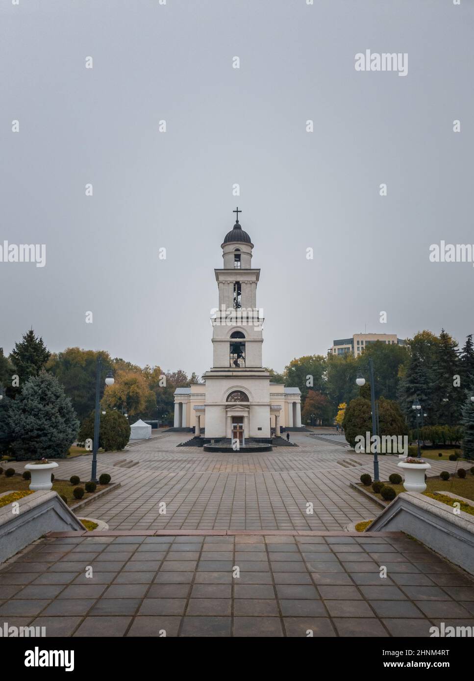 The bell tower near the Metropolitan Cathedral Nativity of the Lord in ...