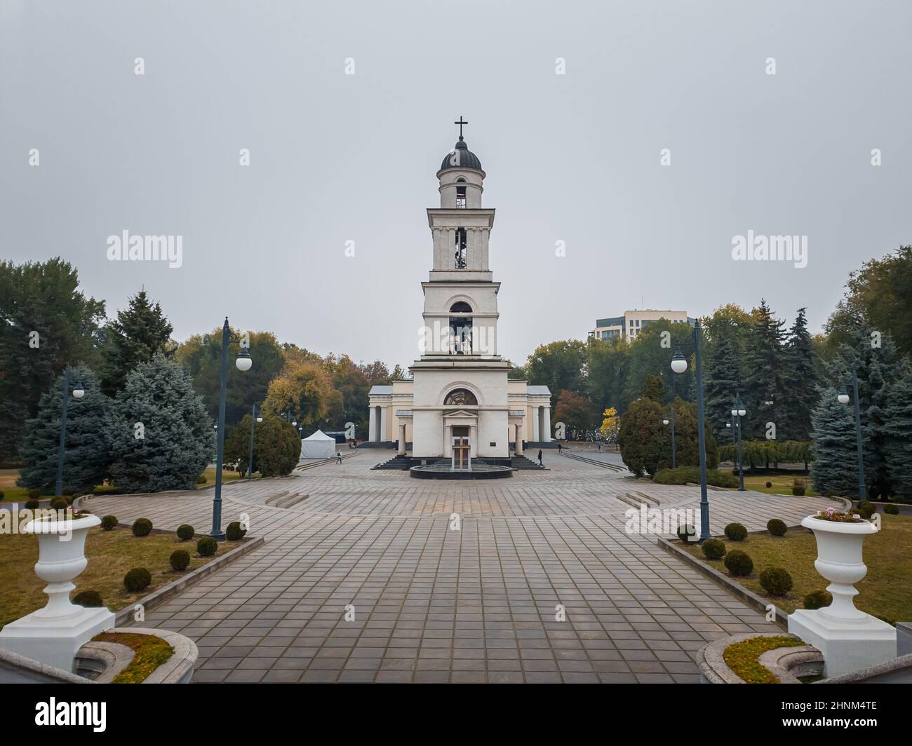 The bell tower near the Metropolitan Cathedral Nativity of the Lord in ...