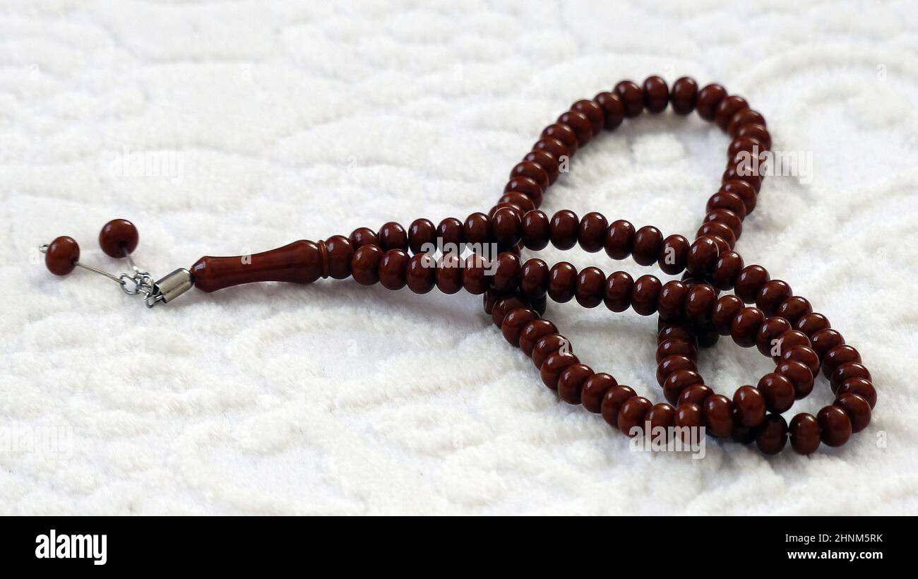 rosary used for worship in Islam Stock Photo - Alamy