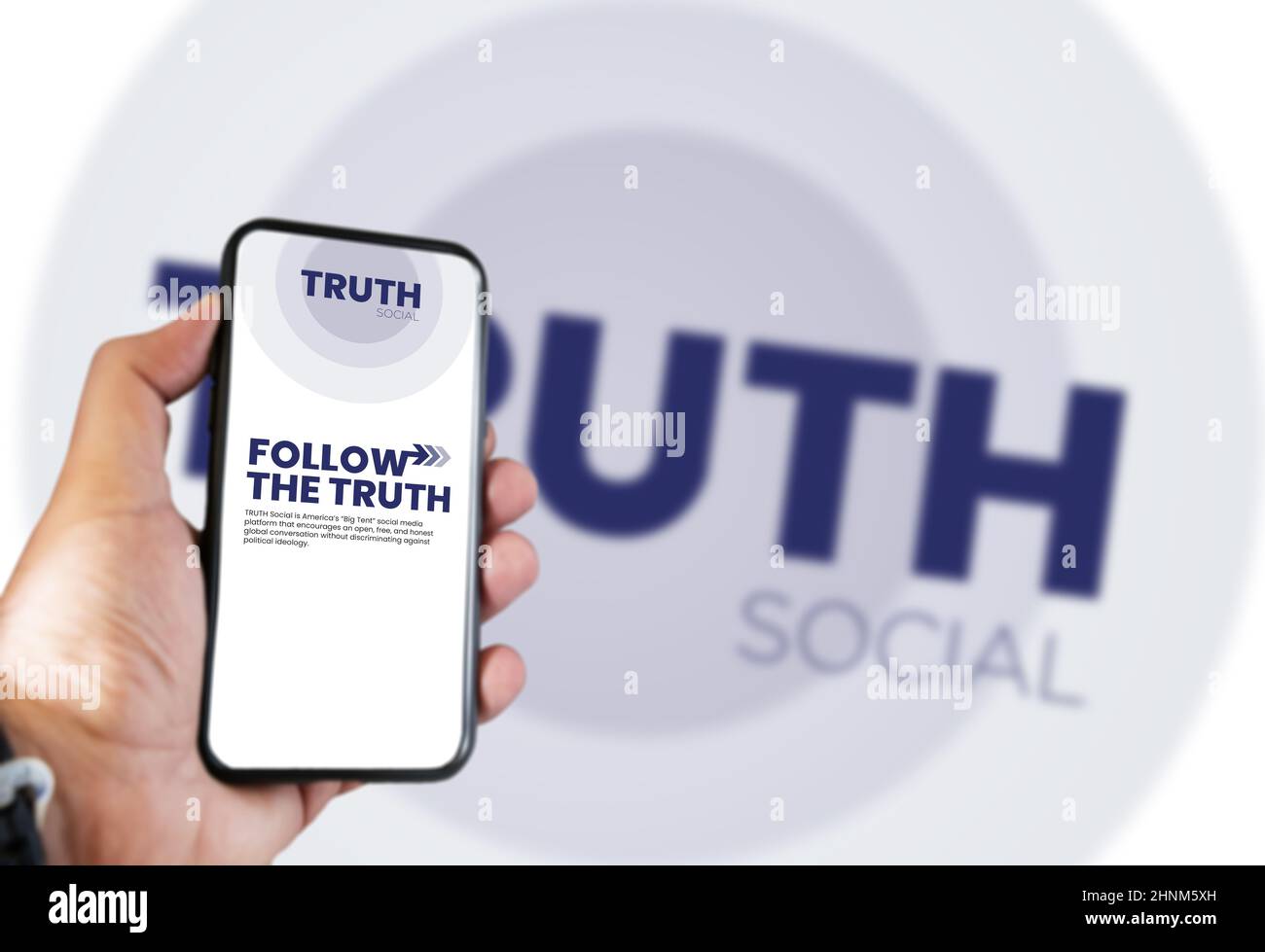 Truth social logo hi-res stock photography and images - Alamy