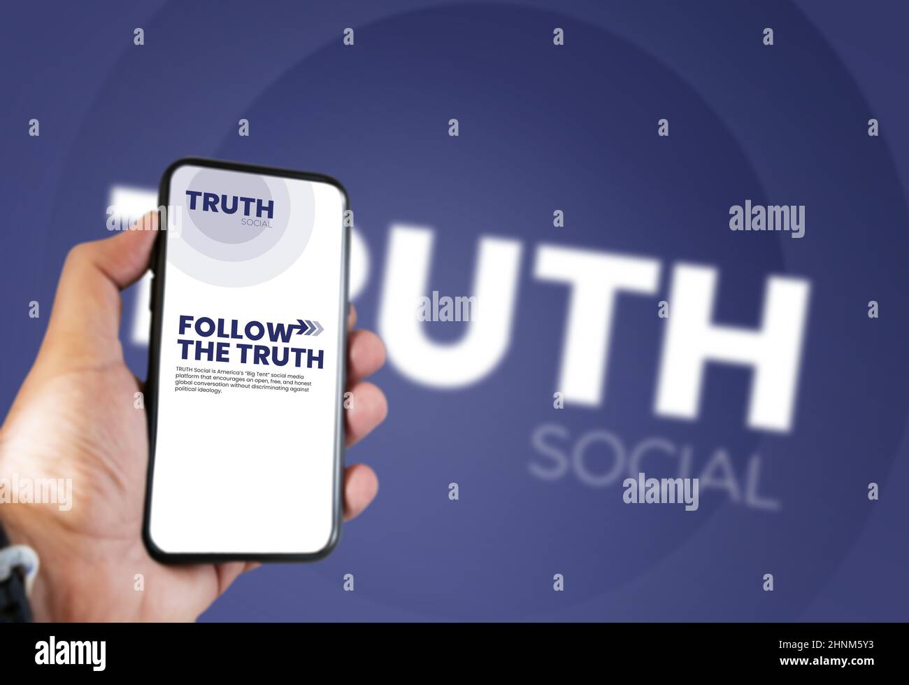 Truth social logo hi-res stock photography and images - Alamy