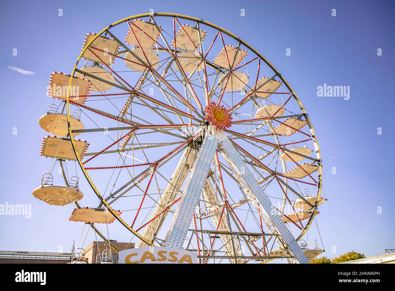 Ferris wheel amusement park 2 Stock Photo - Alamy