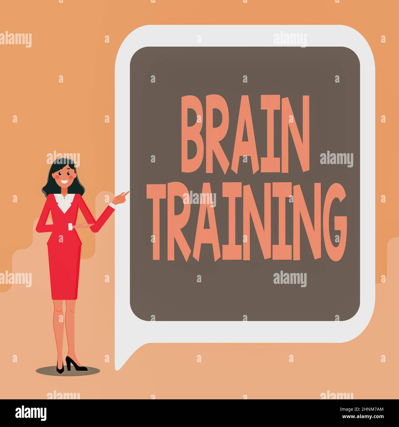 Writing displaying text Brain Training, Business overview mental ...