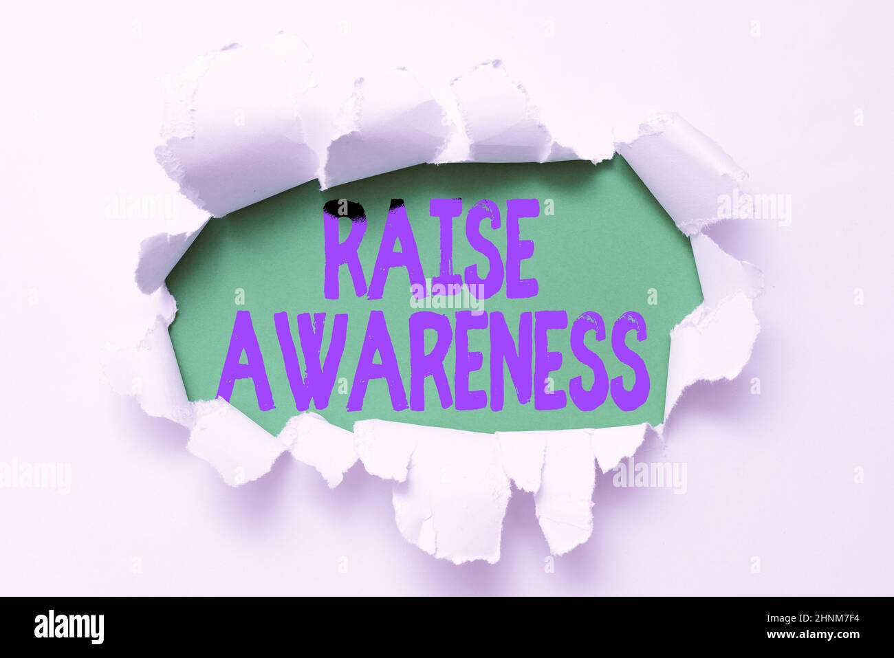 Sign displaying Raise Awareness, Internet Concept creating a specific ...