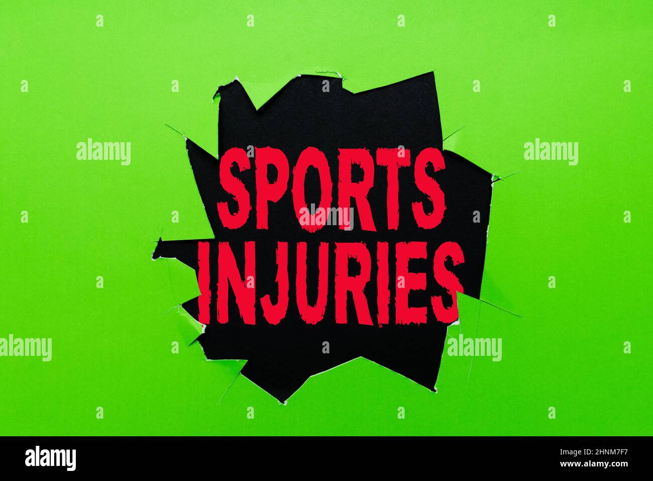 Inspiration showing sign Sports Injuries, Word Written on kinds of ...