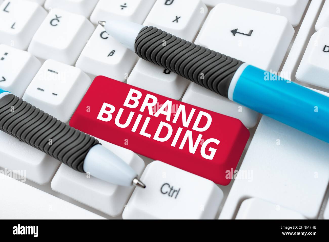 Handwriting text Brand Building, Word Written on activities associated ...