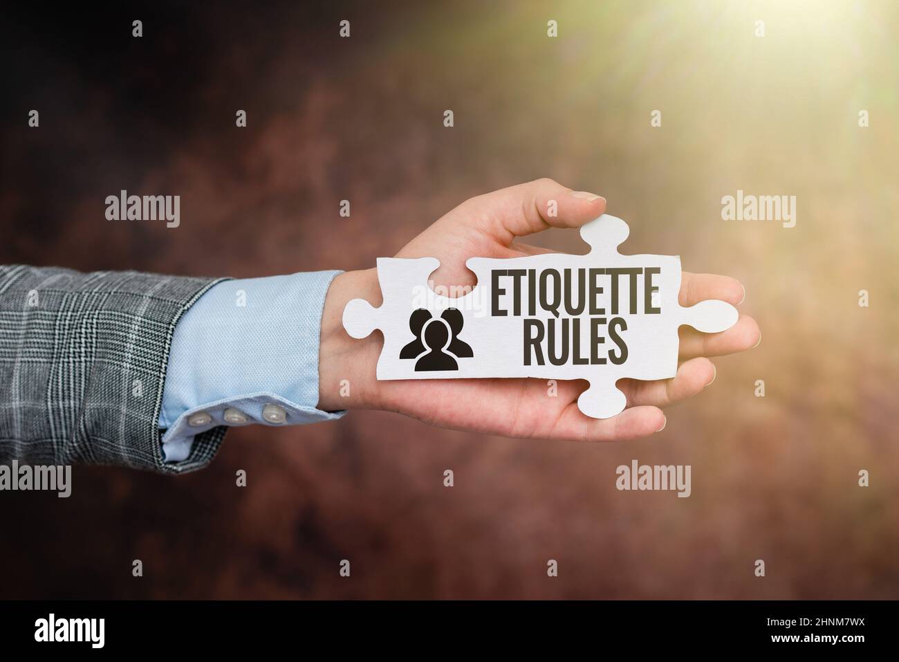 Conceptual display Etiquette Rules, Word for customs that control ...