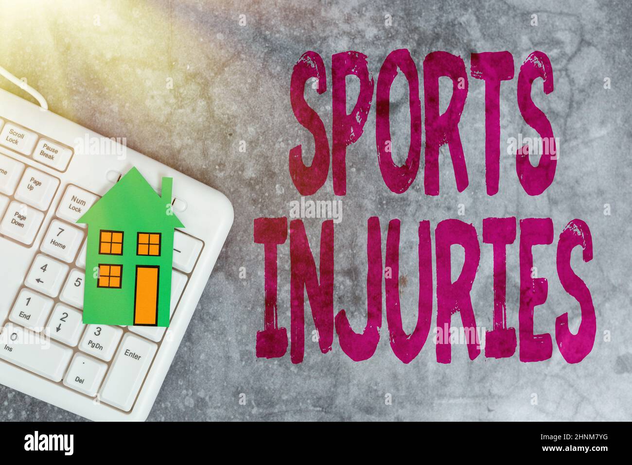 Conceptual display Sports Injuries, Word Written on kinds of injury ...