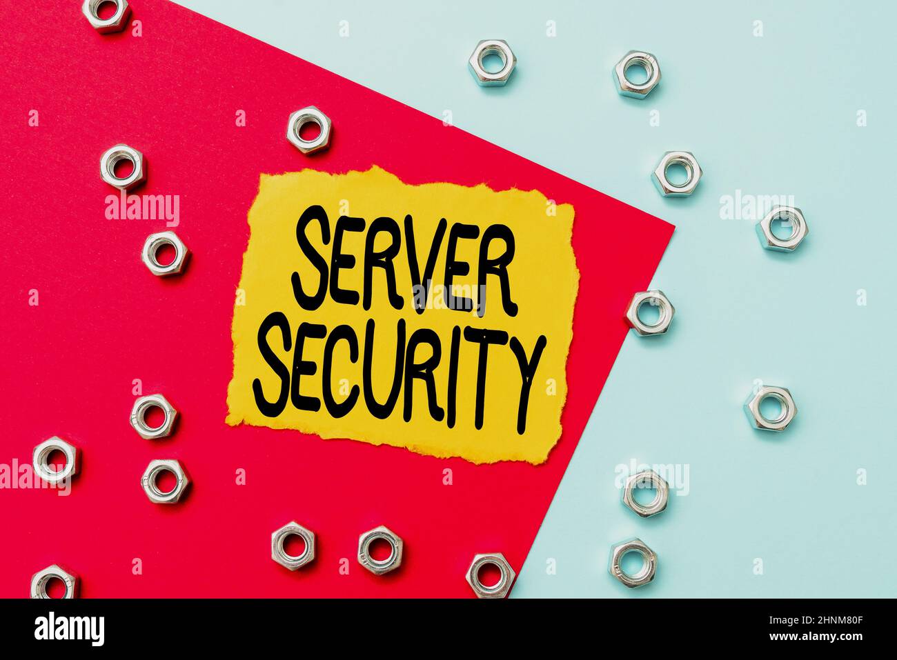 Text Sign Showing Server Security Word For Web Server That Guarantees Secure Online