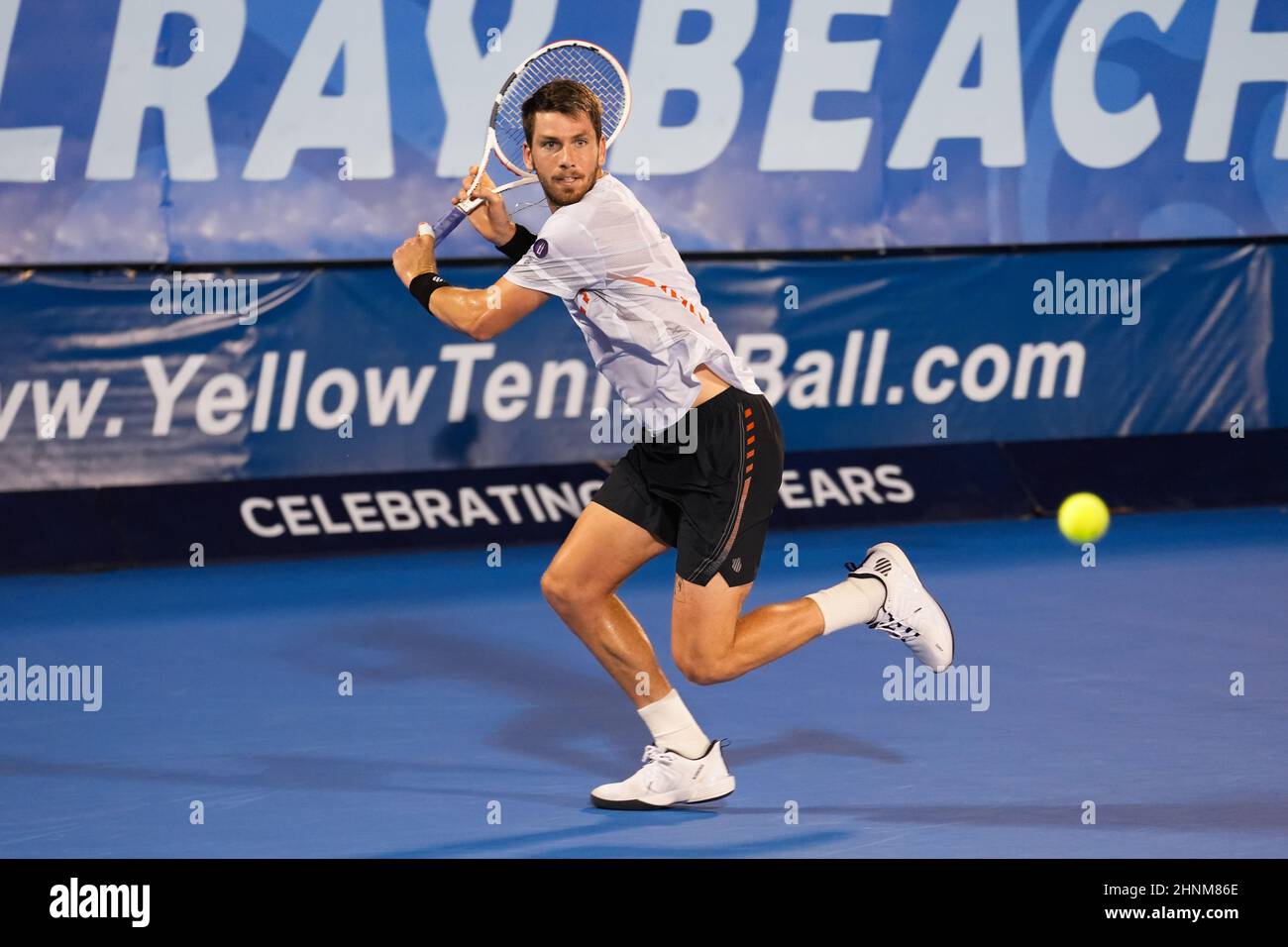 DELRAY BEACH, FL - February, 16 - Delray Beach: Cameron Norrie(GBR) in ...