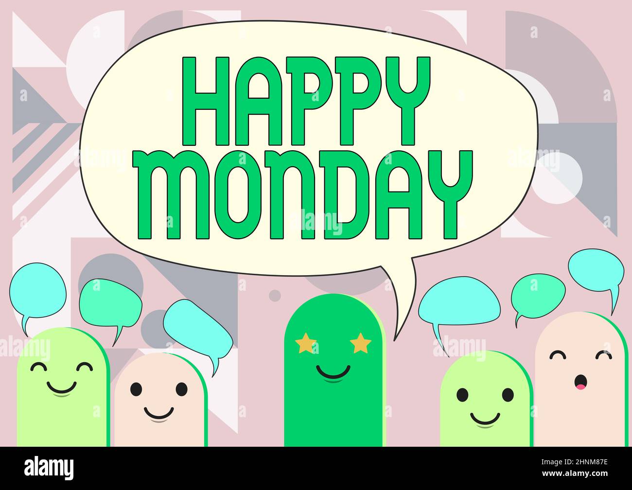 Text showing inspiration Happy Monday, Business overview telling that ...