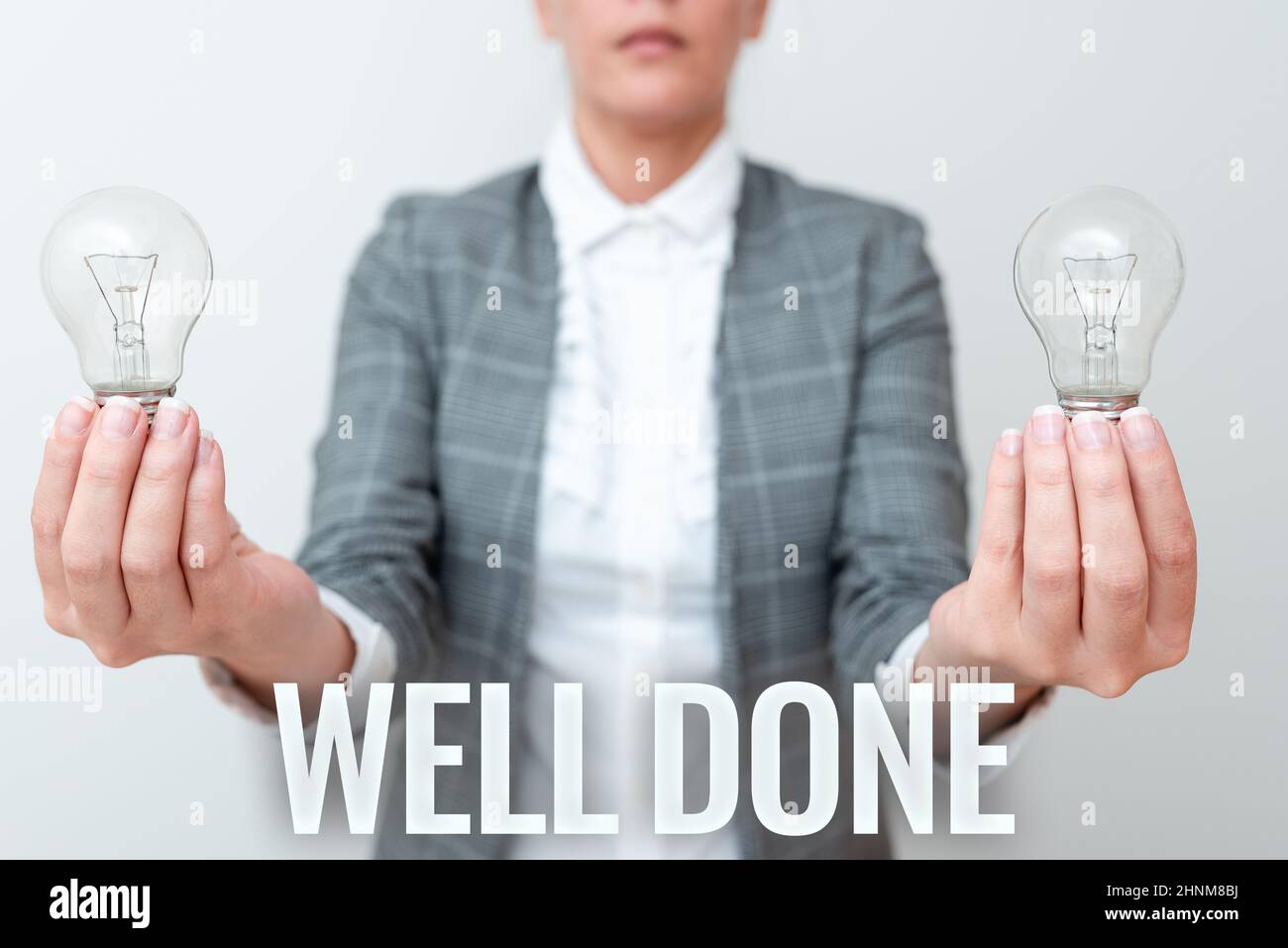 Text showing inspiration Well Done, Business approach used praising ...