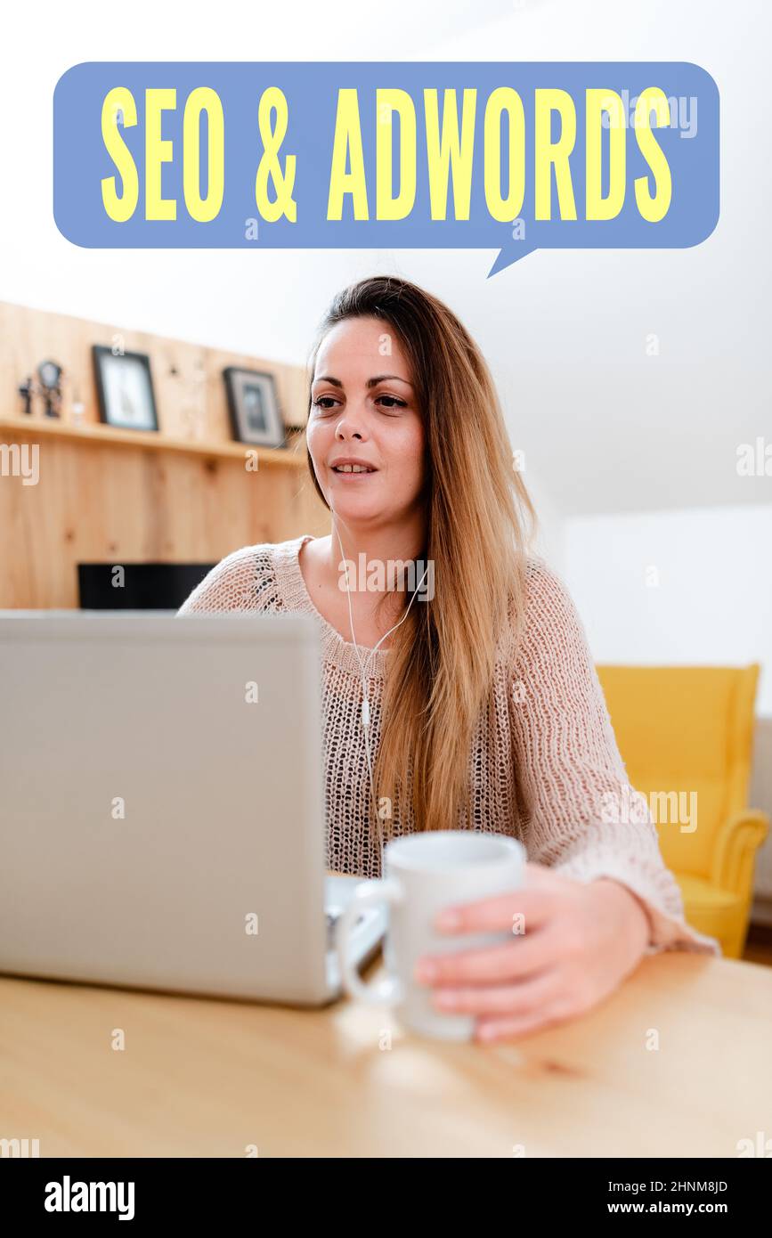 Text showing inspiration Seo And Adwords, Business approach they are ... Text showing inspiration Seo And Adwords, Business approach they are ...