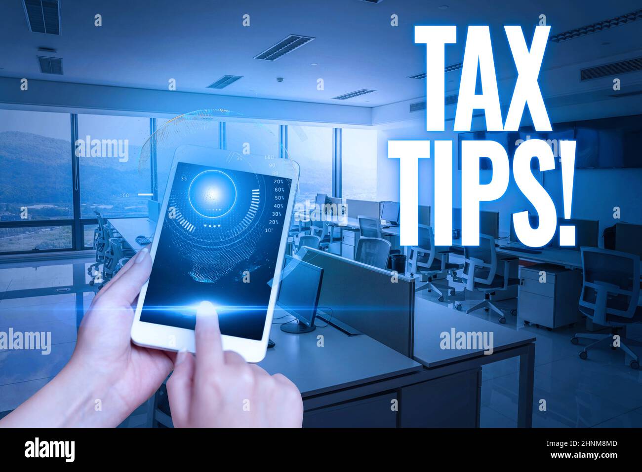 Sign displaying Tax Tips, Conceptual photo compulsory contribution to ...