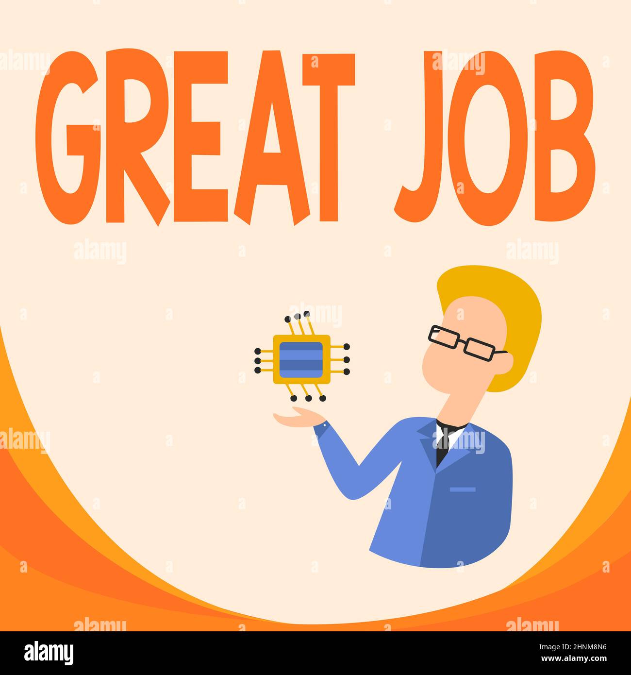 Job well done man writing hi-res stock photography and images - Alamy