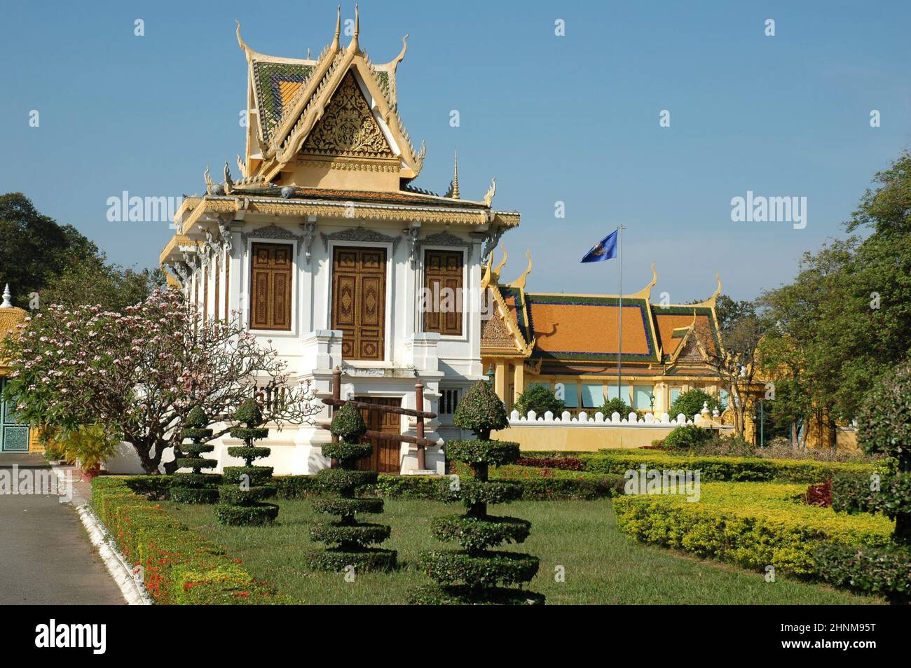 Samran Phirun building, Royal Palace, Phnom Penh, kingdom of Cambodia ...