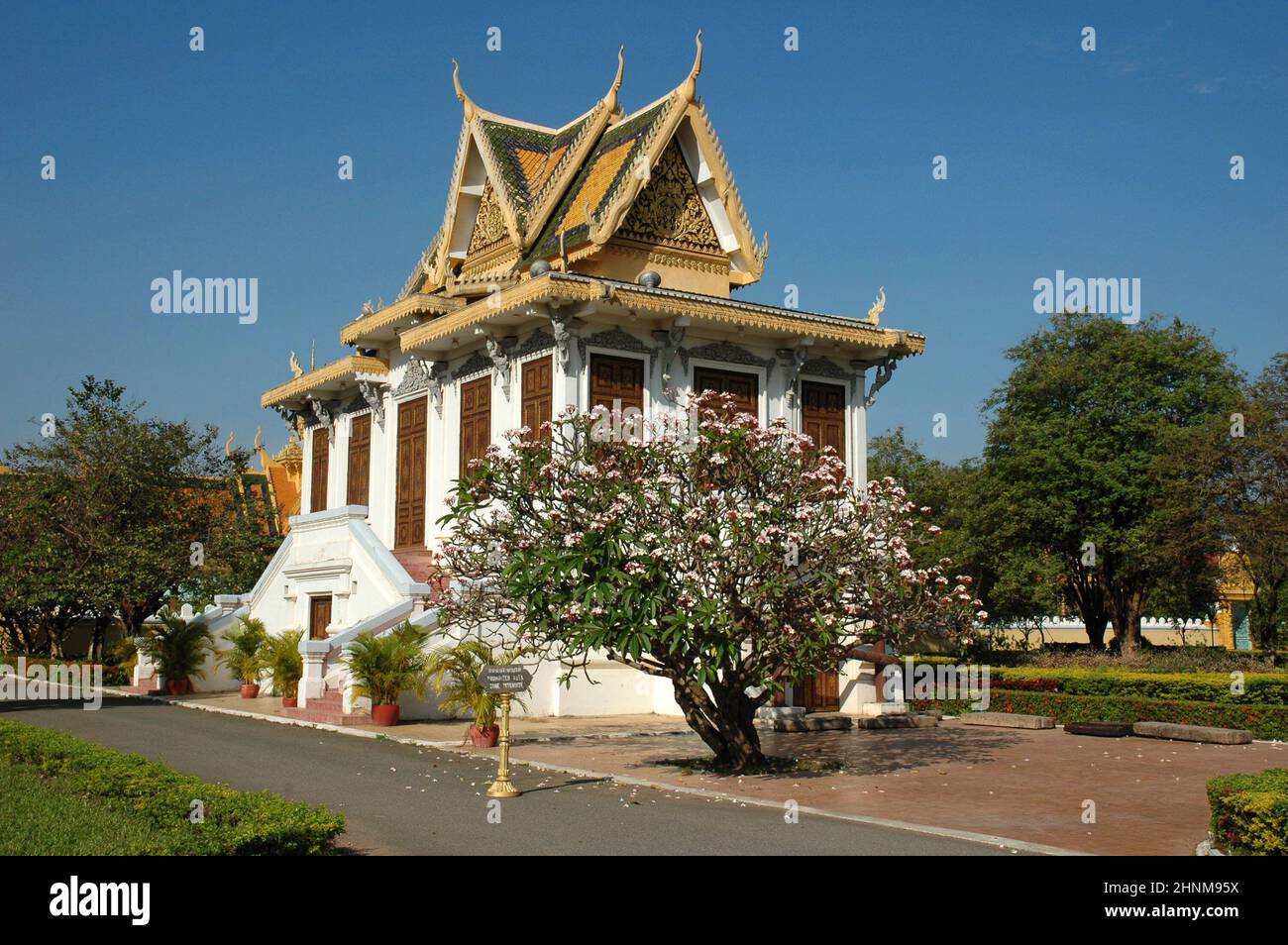 Samran Phirun building, Royal Palace, Phnom Penh, kingdom of Cambodia ...