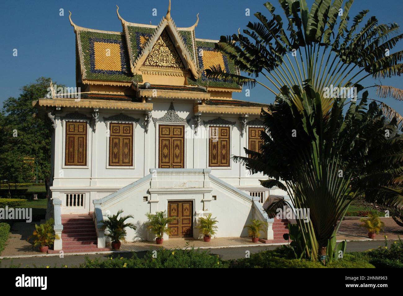 Samran Phirun building, Royal Palace, Phnom Penh, kingdom of Cambodia ...