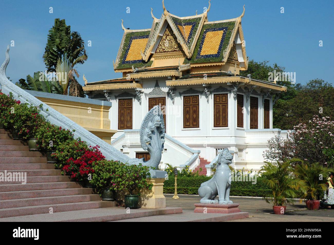 Samran Phirun building, Royal Palace, Phnom Penh, kingdom of Cambodia ...