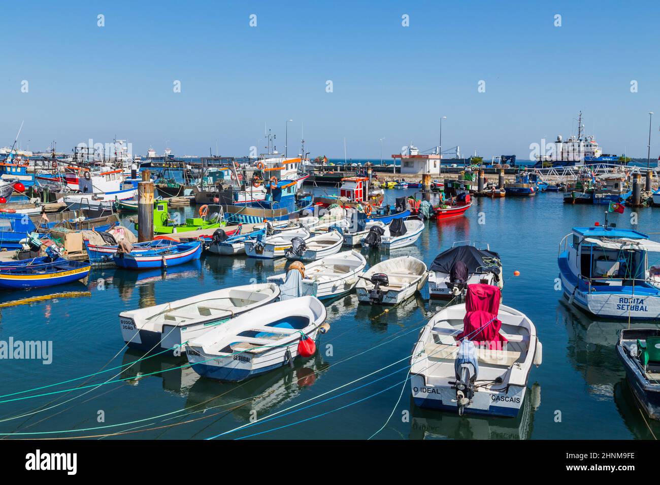 fishing port of Setubal Stock Photo - Alamy