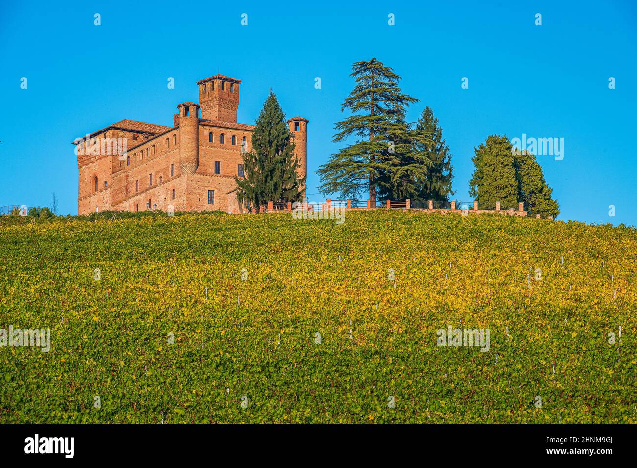 Medieval Castle of Grinzane Cavour Stock Photo - Alamy