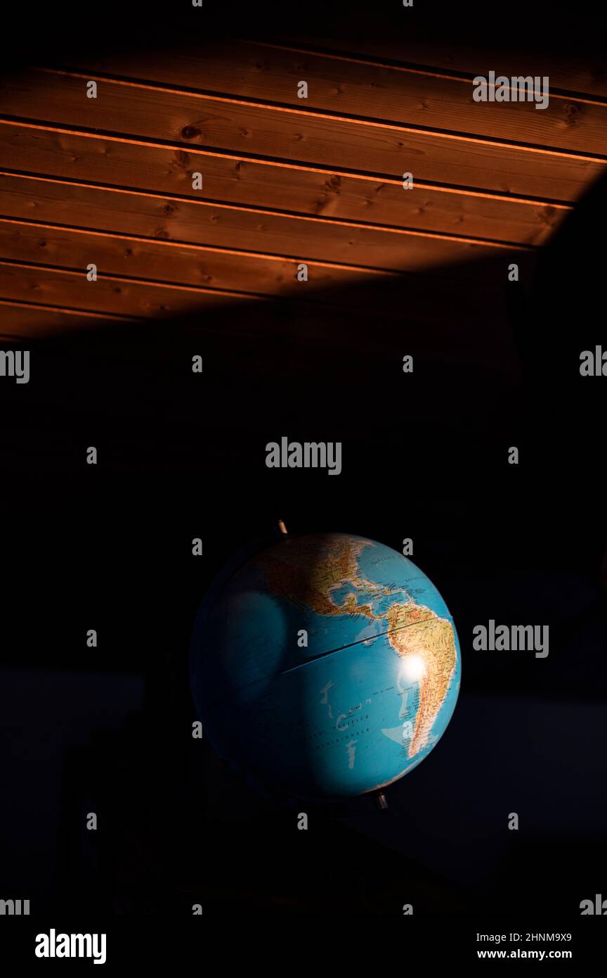 Earth sun globe globe geography hi-res stock photography and images - Alamy