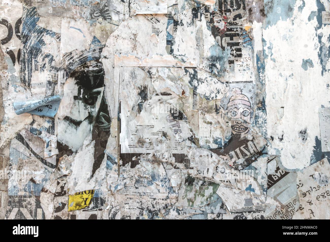 Old poster texture hi-res stock photography and images - Alamy