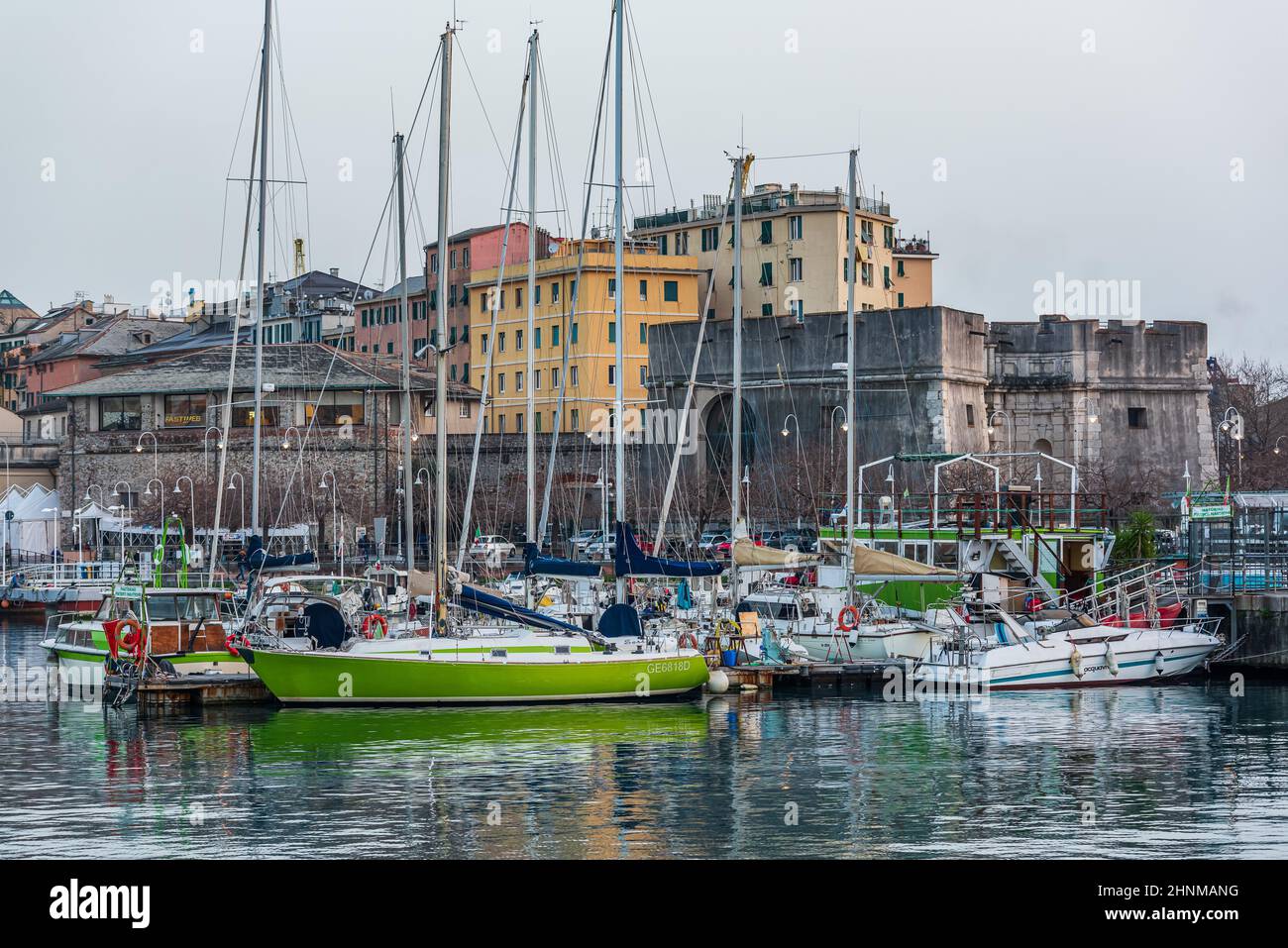 Genoa historic structure hi-res stock photography and images - Alamy
