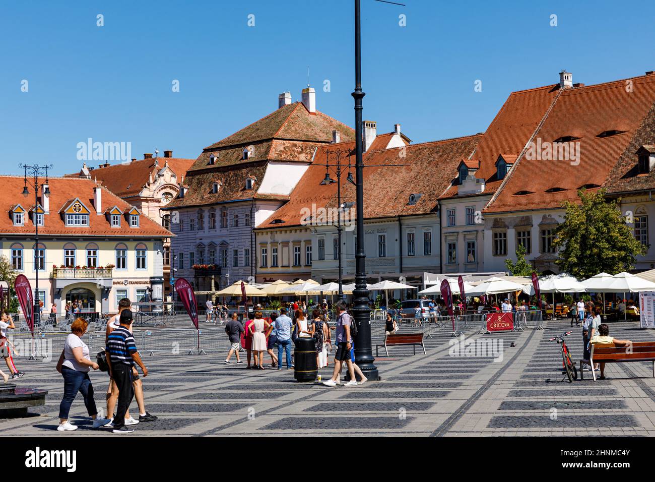 The city of Sibiu in Romania Stock Photo - Alamy