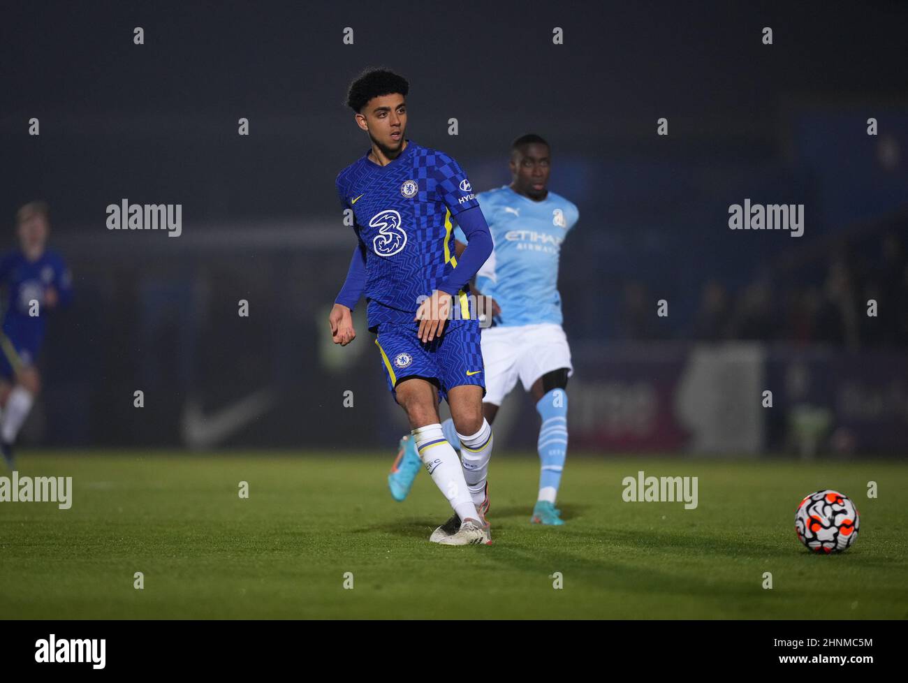 Kingston, UK. 24th Jan, 2022. Joshua 'Josh' Brooking of Chelsea U23 ...