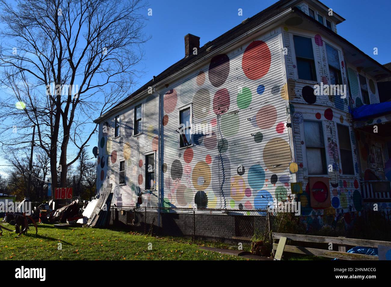 The Heidelberg Project on Heidelberg St, created by Tyree Guyton ...