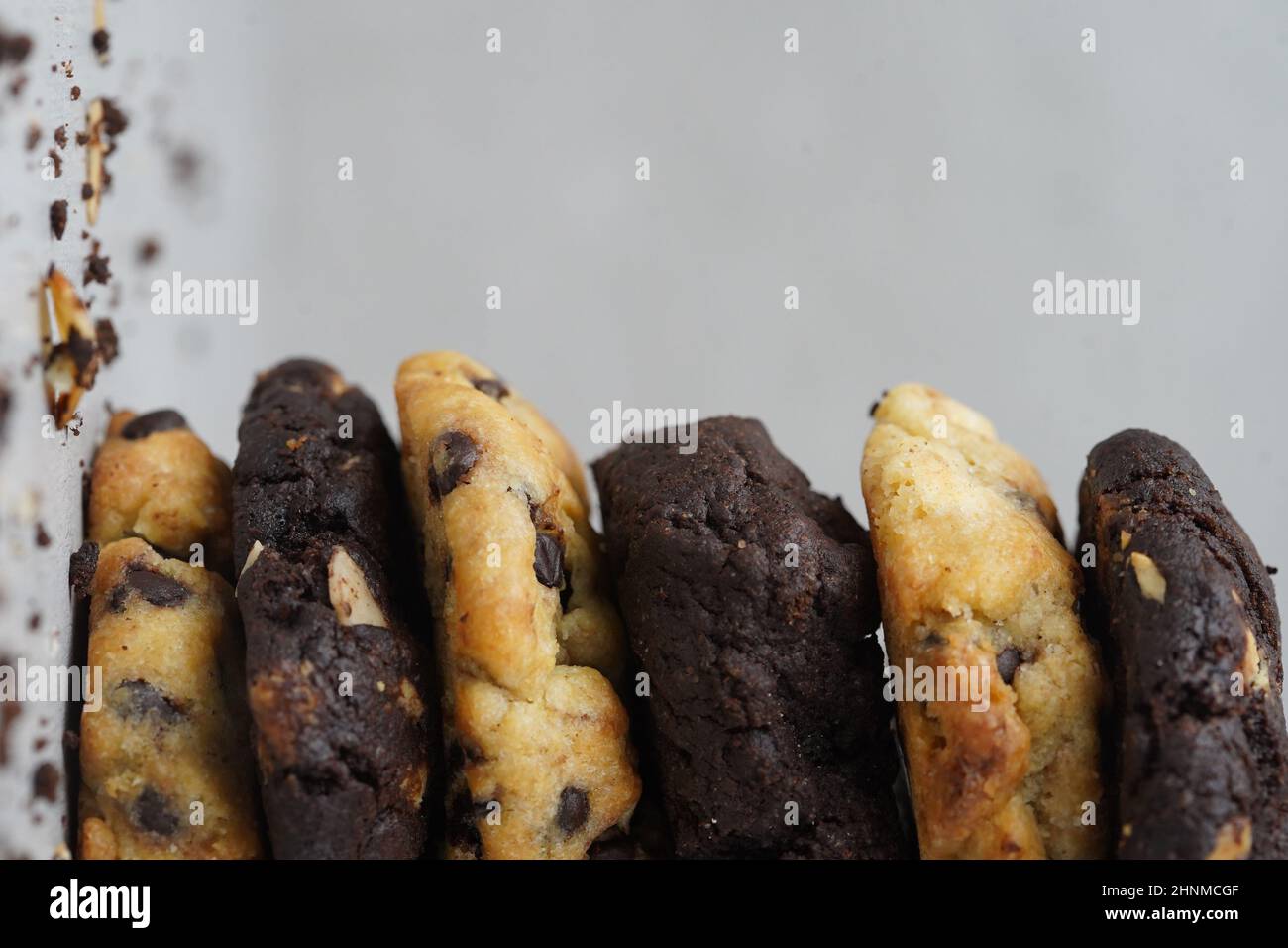 stack of white and dark c Stock Photo - Alamy