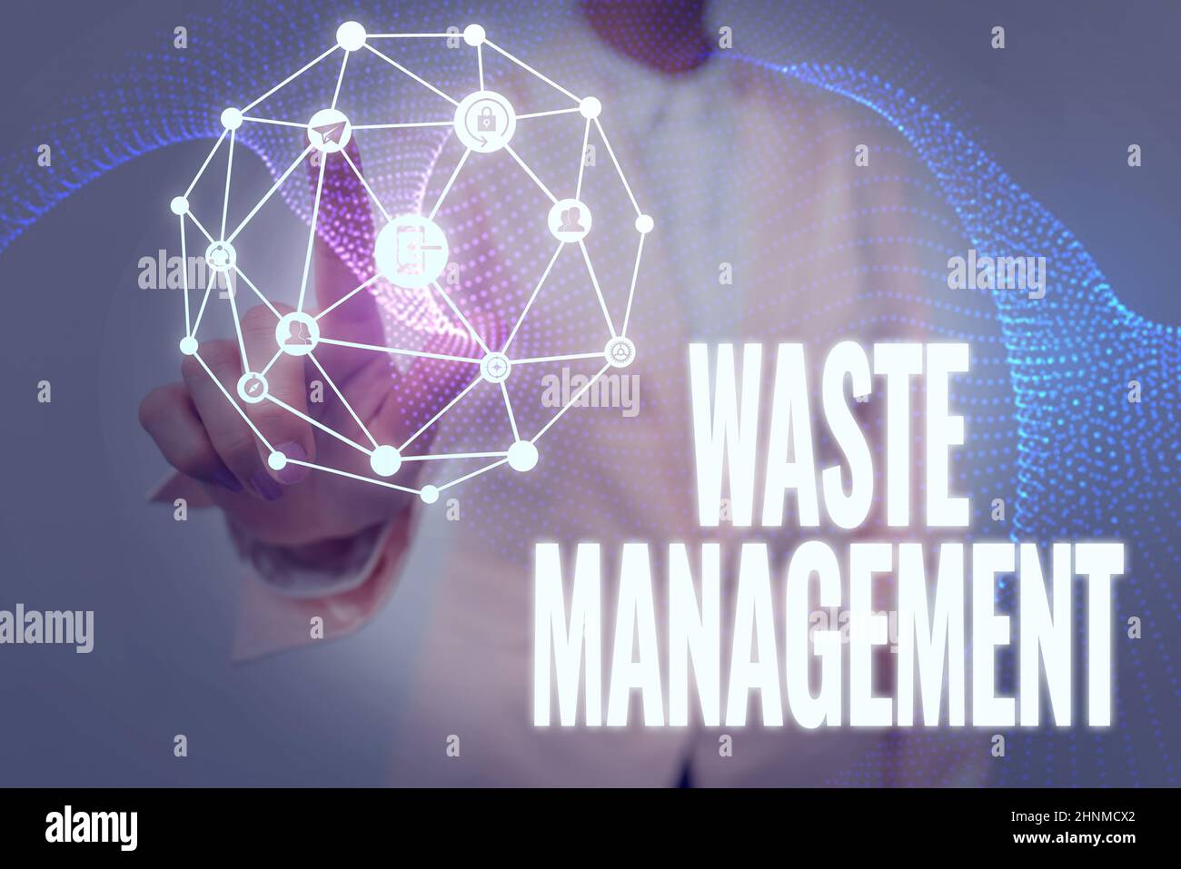 Hand writing sign Waste Management, Internet Concept actions required ...